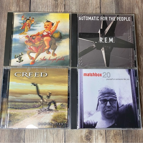 Media | Lot Of 4 Rock Alternative Cd Lot Creed Matchbox 2 Stone Temple ...